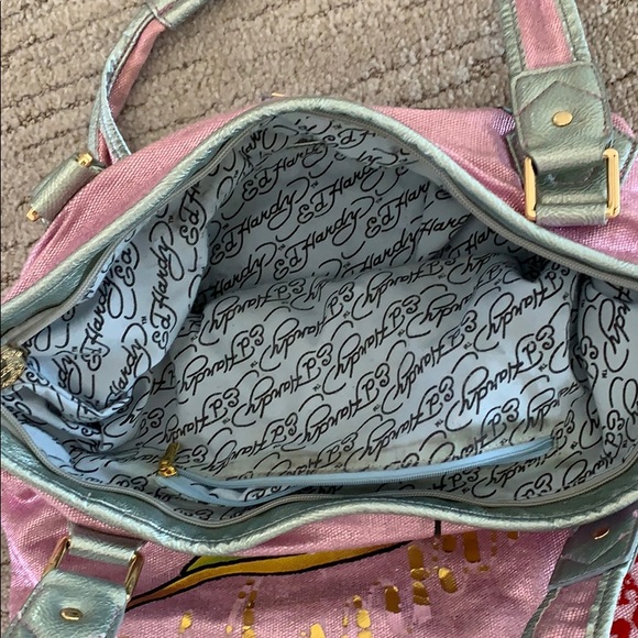 Ed Hardy | Bags | Vintage Ed Hardy Tote Bag | Poshmark